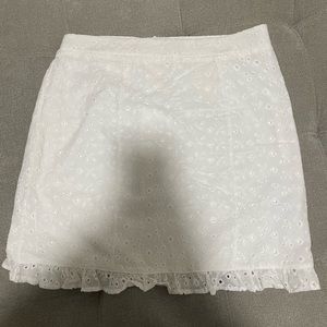 Francesca's Collections | Skirts | Francescas Short White Skirt | Poshmark